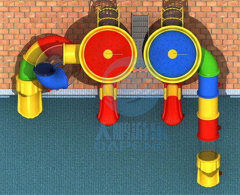 Children Playground Water Slide Outdoor LLDPE Plastic Commercial Pool ...