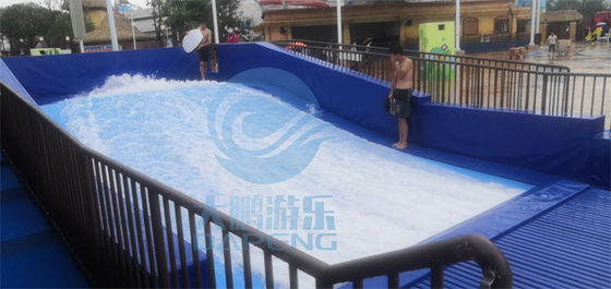 OEM Single Surf Wave Pool 304 Stainless Steel Mobile Surf Rider Machine