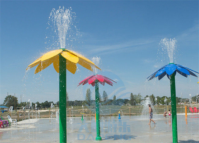 Aqua Park Water Splash Pad Colorful Flower Style Water Park Fountain 3 ...