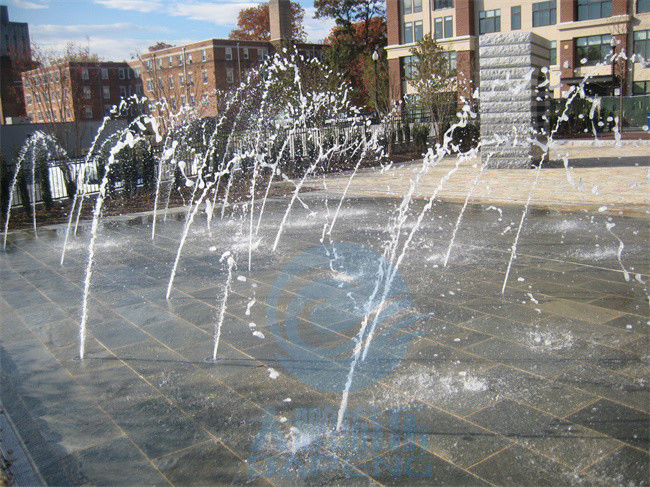 Stainless Steel And Brass Arch Jet Tunnel For Outdoor Kids Splash Zone