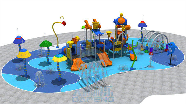 250sqm Residential Water Play Area with Non-Slip Mats and Fun Water ...