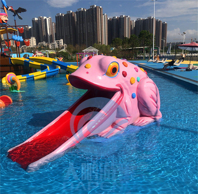Kids Swimming Pool Fiberglass Frog Water Slide Games Toys for Children