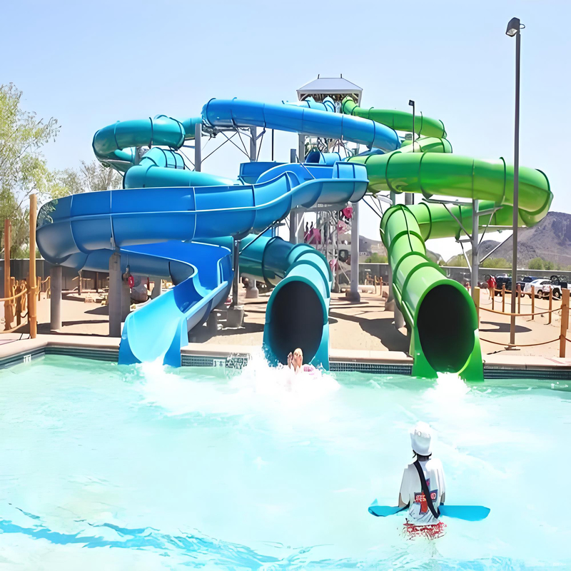 Custom Designed Fiberglass Slide Suitable For Various Swimming Pool ...