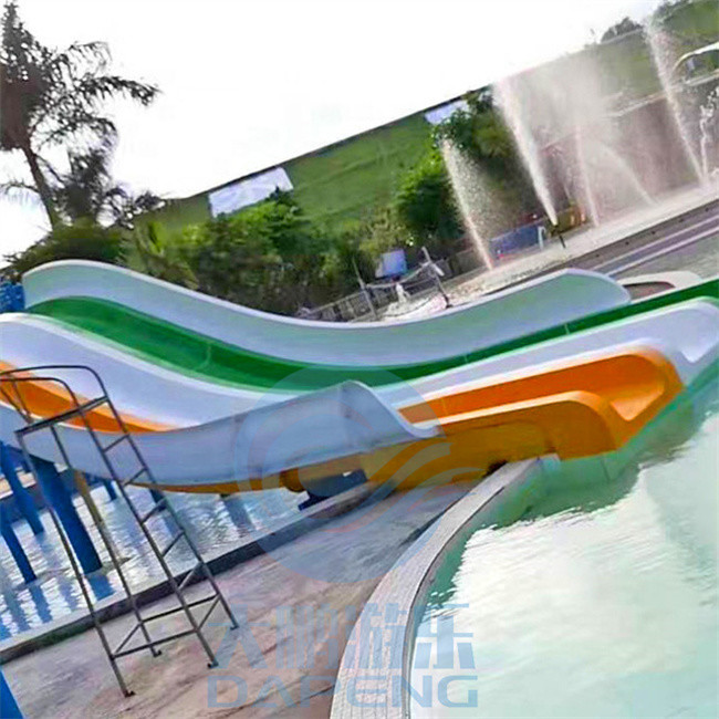 1.8M Mat Racer Water Slide Children FRP Outdoor Water Play Equipment