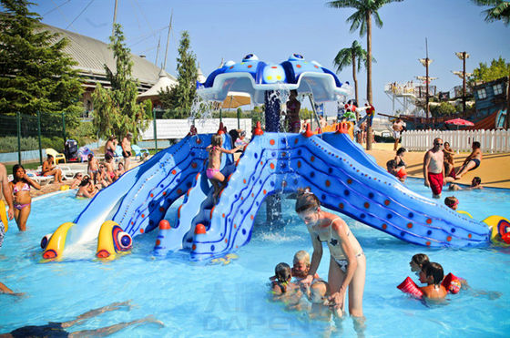 Octopus Mini Pool Slide Outdoor Indoor Children Play Pool Fiberglass ...