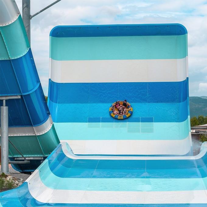 U Shaped Pendulum Water Park Slide Fiberglass Dp-Pen01 Anti Corrosion