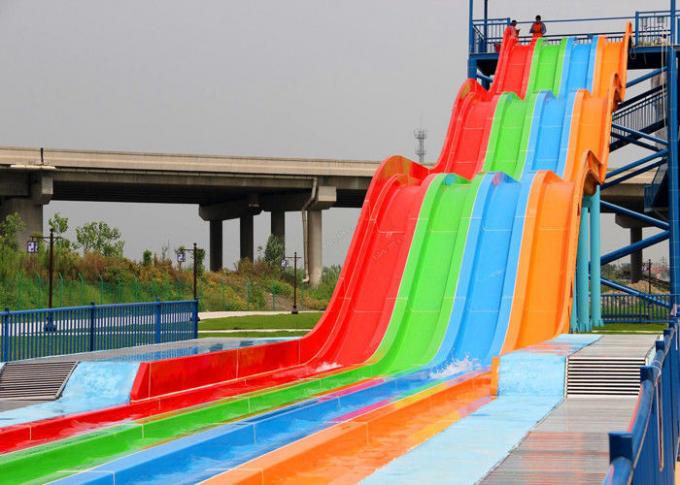 Customized Mat Racer Water Slide FRP Fiberglass Large Water Slides For ...
