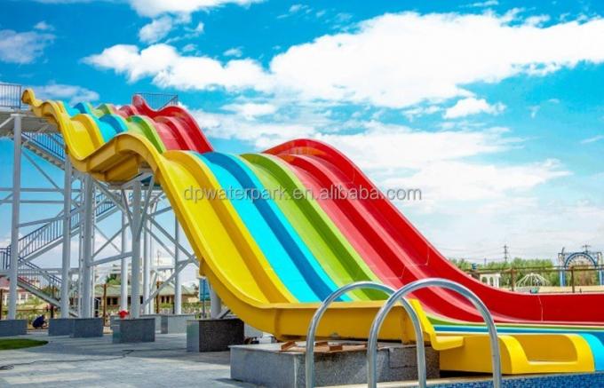 Customized Mat Racer Water Slide FRP Fiberglass Large Water Slides For ...