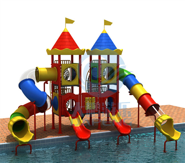 Children Playground Water Slide Outdoor LLDPE Plastic Commercial Pool ...
