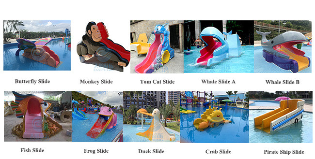 Outdoor Cobra Mini Pool Slide Fiberglass Swimming Pool Water Game For ...